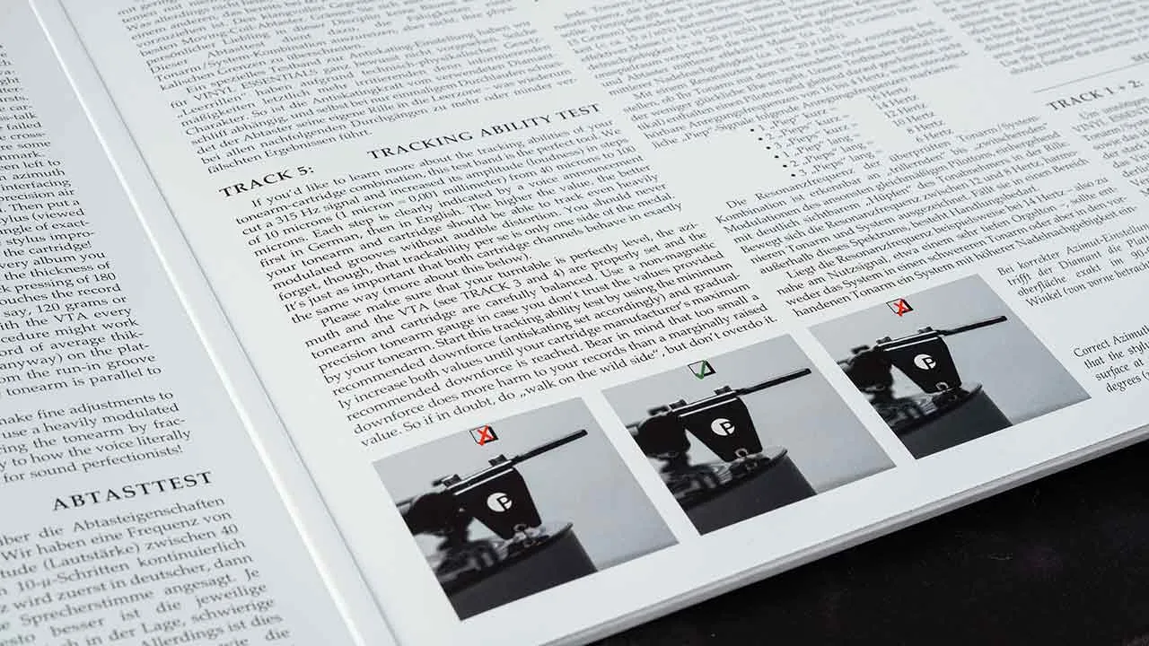 Vinyl Essentials Stereo Test LP - Pro-Ject Audio USA